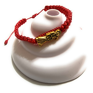 Red Thread Bracelet Pulsera Roja de hilo de la Santa Muerte