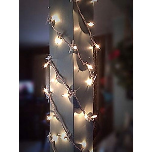 DecoTies Brand Fasteners, Stick & Twist Decorating Ties for Hanging Light Strings, Garlands, Streamers, Light Curtains, Vines, Lightweight Decorations on Various Surfaces, Removable, Clear Ties (48)