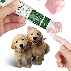 Pet Dog Tooth Brushing Kit - Dog Finger Toothbrush, 360° Toothbrush & Beef Flavor Toothpaste for Dogs Puppy Cats Teeth Oral Cleaning, Fresh Breath, Reduces Plaque & Tartar Buildup Dental Care Kit
