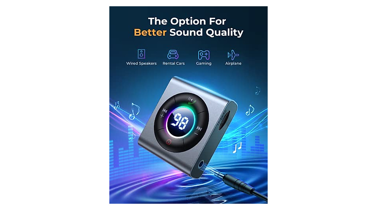 JOYROOM Bluetooth 5.3 2-in-1 Transmitter & Receiver Adapter | High ...