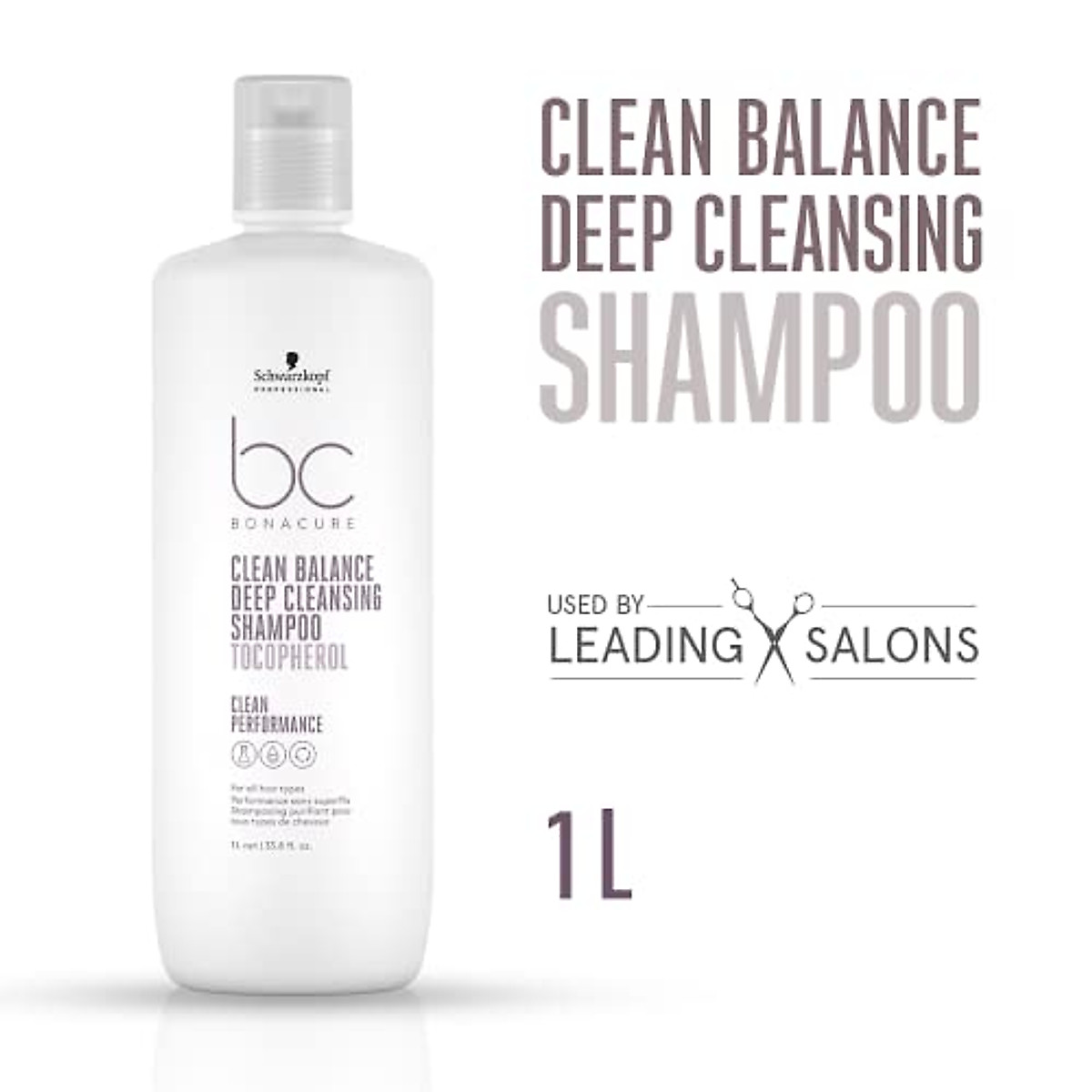 BC BONACURE Deep Cleansing Micellar Shampoo, 33.8-Ounce