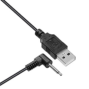 Smays Charging Cable Compatible with Lush 2 - USB DC 2.5mm Charger Cord Black (2-Pack)