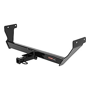 CURT 11407 Class 1 Trailer Hitch, 1-1/4-Inch Receiver, Fits Select Infiniti Q50, GLOSS BLACK POWDER COAT