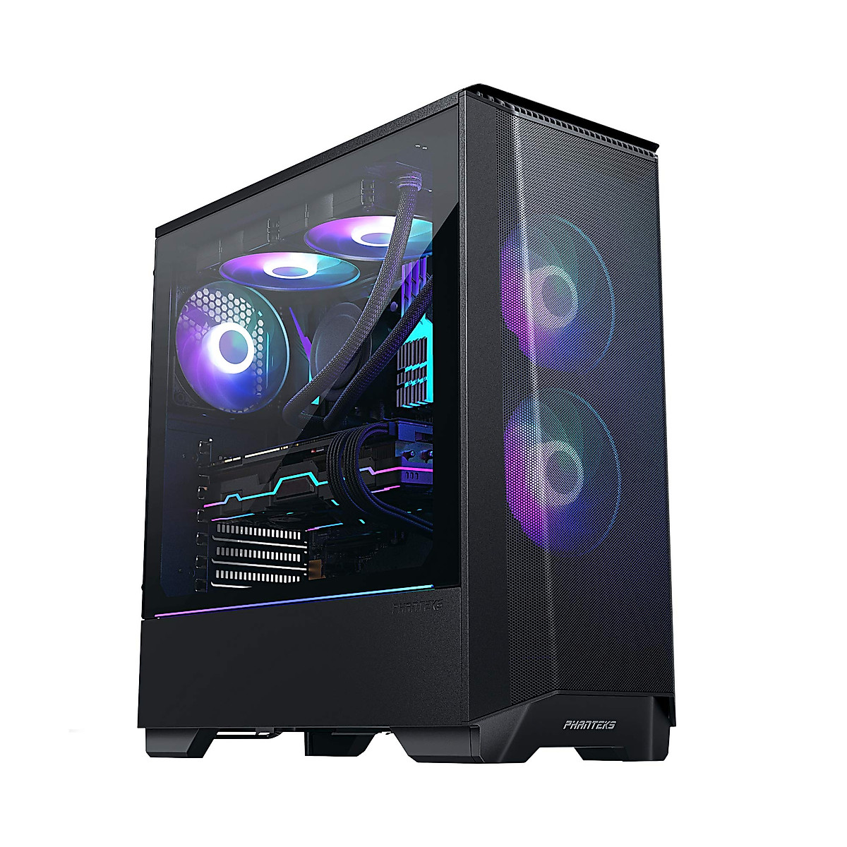 Phanteks (PH-EC360ATG_DBK01) Eclipse P360A Ultra-fine Performance Mesh, Mid-Tower case, Tempered Glass, Digital-RGB Lighting, Black