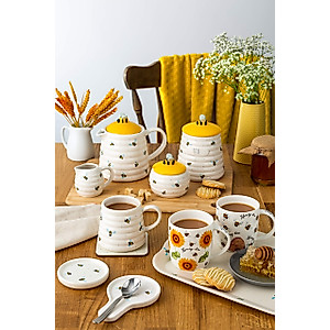 Price & Kensington 0059.646 Coffee Storage Jar, Ceramic, White