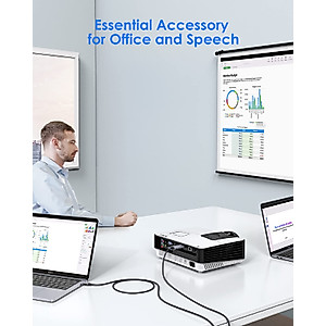 LENTION USB C to HDMI & DisplayPort Adapter 4K@60Hz/USB C to HDMI 2.0 Cable Adapter/USB C to DisplayPort Cable Adapter