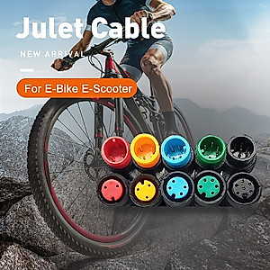 HUDAMZKY Ebike Cable Extension Julet Female Male 2 3 4 5 6 pin Ebike Extension Connector Waterproof Plug for Electric Bicycle Display Throttle PAS Ebike Parts Extend Cable… (2pin Male)