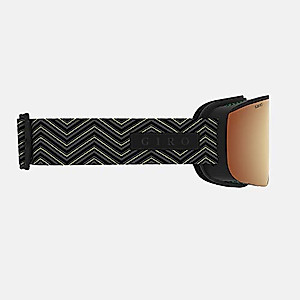 Giro Ella Ski Goggles - Snowboard Goggles for Women- Black Zag Strap with Vivid Copper/Vivid Infrared Lenses