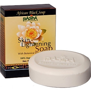 Madina Skin Lightening Botanical African Black Soap [3.5 oz.]