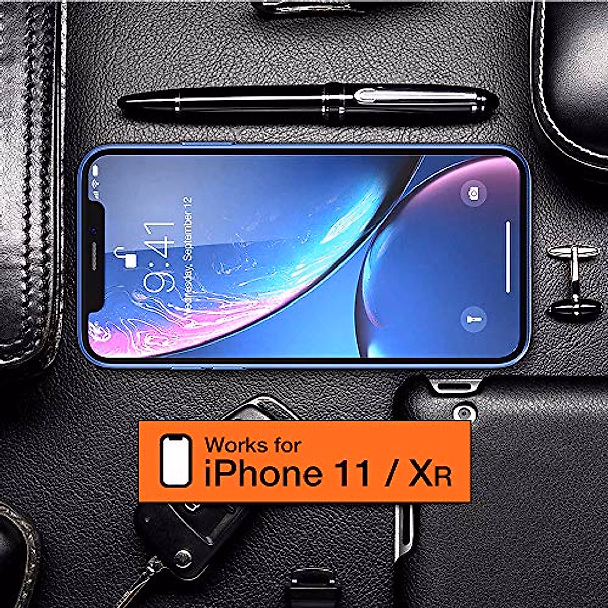 Trianium Tempered Glass Screen Protector Designed for Apple iPhone 11 (2019) / iPhone XR (2018), 3 Pack HD 0.25mm Glass 9H Film (w/Alignment Case Tool included)