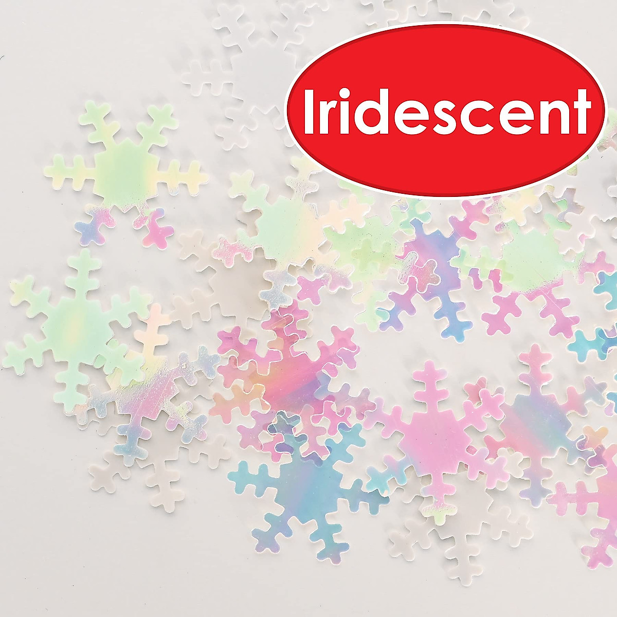 Beistle Iridescent Snowflakes Confetti 1/2 Ounce