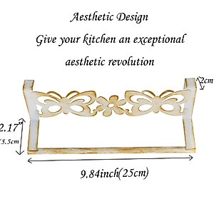 Kitchen Towel Holder Over Door Towel Rack Cabinet Towel Holder Kitchen Towel Rack for Dish Towel Hand Towel Bathroon Doors