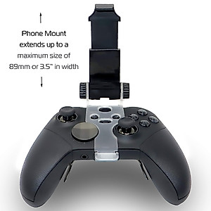ADZ Xbox Controller Phone Mount, Xbox Phone Controller Mount for Use with Microsoft Project Xcloud and Xbox Console Streaming Compatible with Xbox Series S/X