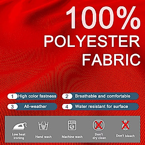 ClawsCover 11Pack Outdoor Seat and Back Cushions Replacement Covers Fit for 5-Seater 6Pieces Wicker Rattan Patio Furniture Conversation Set Sectional Couch Chairs,Red-Included Cover Only