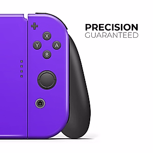 Design Skinz - Compatible with Nintendo Switch Lite - Skin Decal Protective Scratch-Resistant Removable Vinyl Wrap Cover - Solid Purple