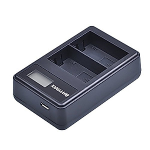 Batmax 2Packs BP-511A BP-511 BP 511 511A Battery + LCD Dual USB Charger for Canon EOS 5D, 10D, 20D, 30D, 40D, 50D, Digital Rebel 1D, D60, 300D, D30, Kiss Powershot G5, Pro