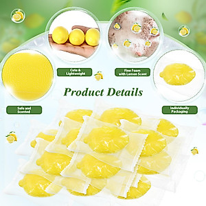 Dansib 30 Pcs Lemon Soap Party Favors Lemon Bridal Shower Favors Lemon Baby Shower Decorations Main Squeeze Themed Lemon Party Gift Lemon Shape Scented Botanical Soap for Wedding