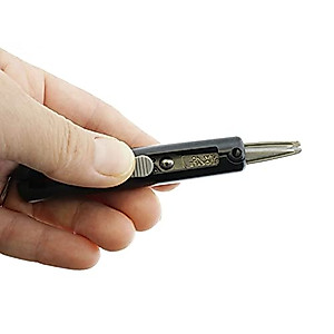 SUN-STAR Stationery STICKYLE Scissors (Compact) Slarino Black S3720004