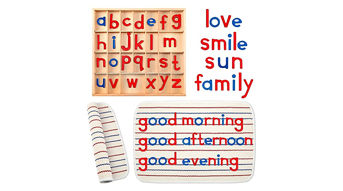 Montessori Movable Alphabet Set for Fun Learning