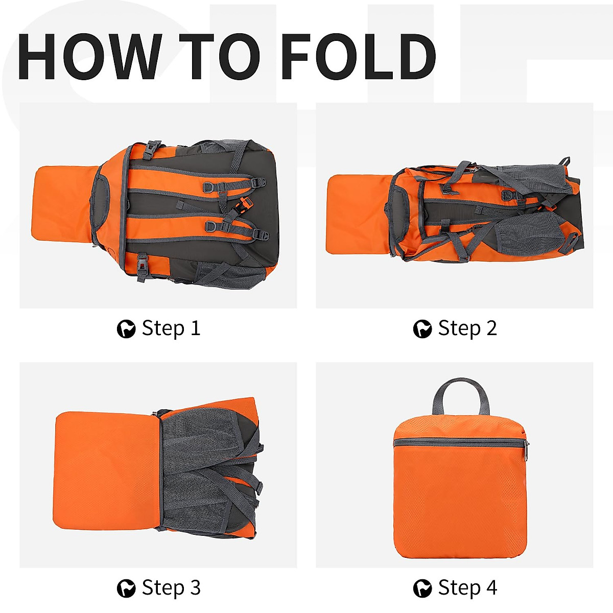 SHENHU Hiking Backpack 40L Waterproof Daypack Outdoor Sport Trekking,Camping Backpack for Men Women Orane