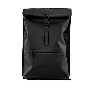 Rains Roll Top Rucksack Black One Size
