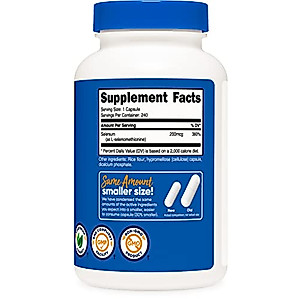 Nutricost Selenium 200mcg, 240 Vegetarian Capsules, Non-GMO, Gluten Free L-Selenomethionine