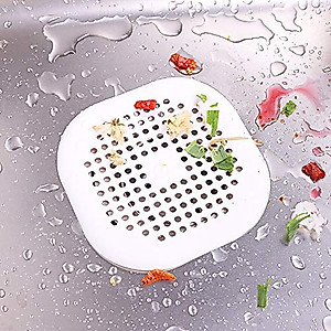 WeTest 2 Pcs Silicone Kitchen Sink Strainer, Filter for Kitchen Bathroom Tub, Kitchen Shower Drain Cover Hair Catcher 2019