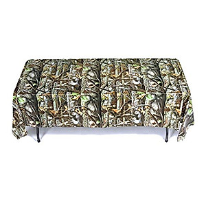 Havercamp Next Camo Party Tablecover | 1 Count | Great for Hunter Themed Party, Camouflage Motif, Birthday Event, Graduation Day, Outdoor Family Picnic