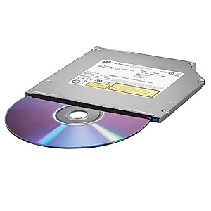 Archgon Internal CD DVD+/-RW Drive Writer Burner Slot-Loading Type for Laptop, Business Desktop Computer, Workstation and Mini Tower PC Model GS40N (w/9.5mm Bezel)