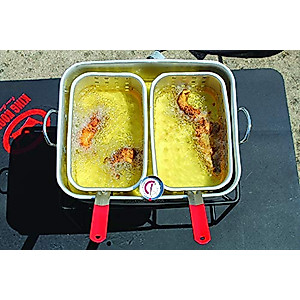 King Kooker 1618 16-Inch Propane Outdoor Cooker with Aluminum Pan and 2 Frying Baskets