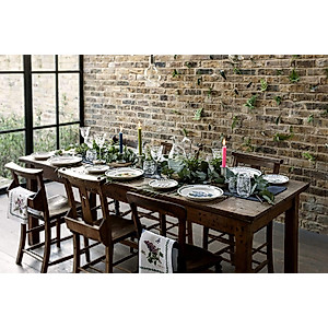 Portmeirion Botanic Garden Collection | 3 Piece Completer Set | 11-Inch Baking Dish, 3-Pint Casserole Dish, 15-Inch Oval Serving Dish | Made from Porcelain | Dishwasher and Oven Safe