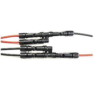 Nixesky 10PCS Solar Branch Connectors Y Connector in Pair MMF+FFM for Parallel Connection T2 Connector (5)