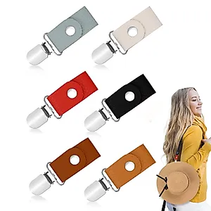 Mozeat Lens 6Pcs Hat Clip for Summer Travel Hat Clip for Bag Travel Hat Clip for Women Beach Hat Clip Hat Holder for Travel Multicolor