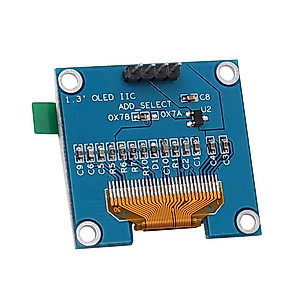 Hailege 1.3" SSH1106 IIC I2C OLED LCD Display 128x64 OLED Display Module for Arduino AVR PIC STM32 51 Raspberry Pi