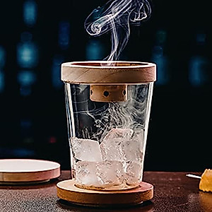 Cocktail Smoker, Saudoli Cocktail Smoker Kit with Wood Chips for Whiskey,Drink,Bourbon Smoker Kit,Old Fashioned Smoker Kit
