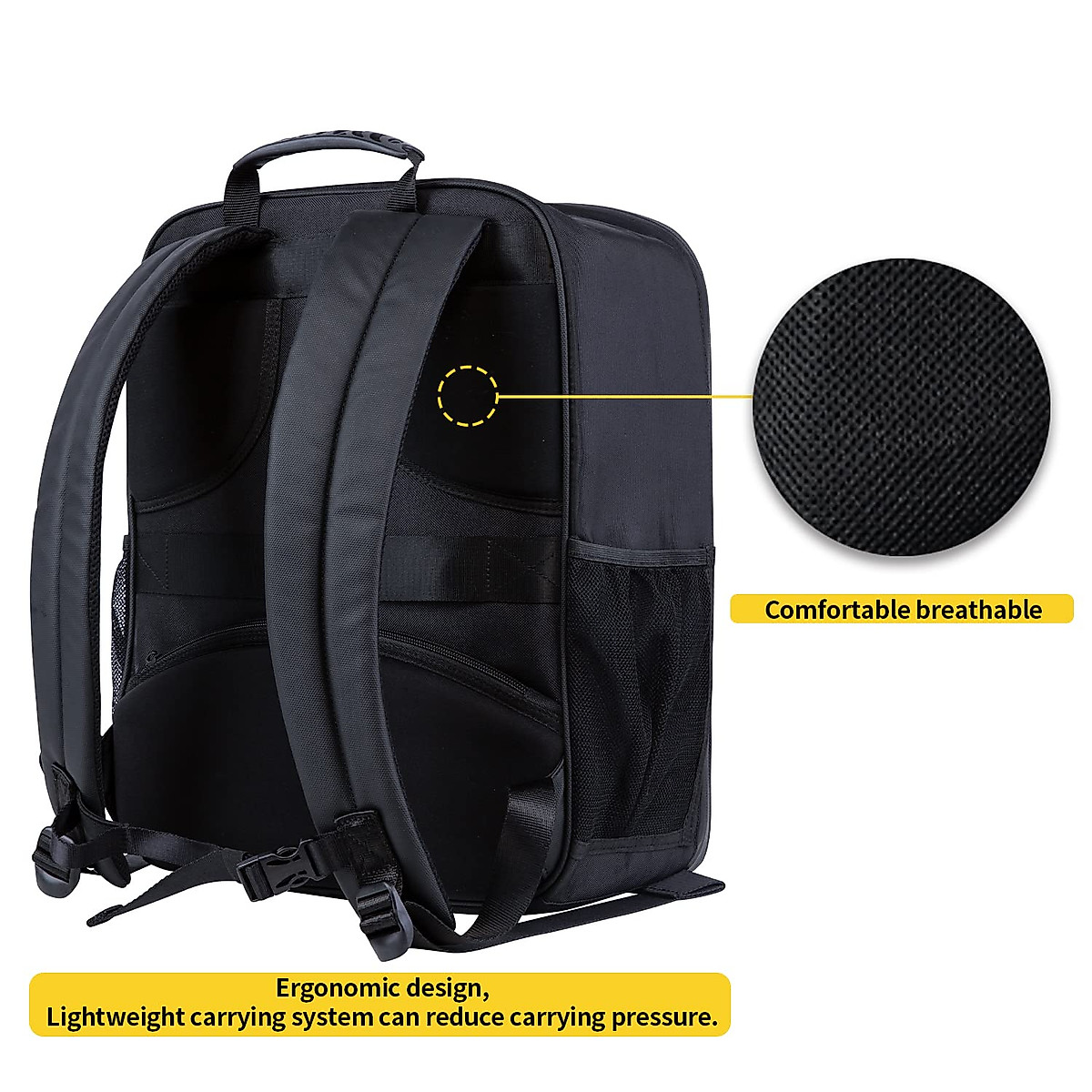 chasing gladius Backpack for Mini, Black, Large