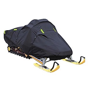 Trailerable Snowmobile Snow Machine Sled Cover Compatible for Ski Doo Bombardier Backcountry X-RS 850 E-TEC 146 for Model Years 2020-2023. 600 Denier Gear