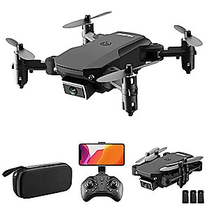 GoolRC S66 Mini Drone with 4K HD Camera, Foldable WiFi FPV Drone for Kids and Adults, RC Qudcopter with Optical Flow Positioning, Headless Mode, Altitude Hold, 3D Flip, Storage Bag and 3 Batteries
