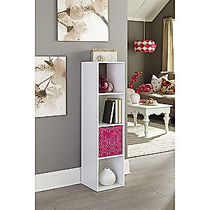 ClosetMaid Home Stackable 4-Cube Cubeicals Organizer Storage, White (2 Pack)