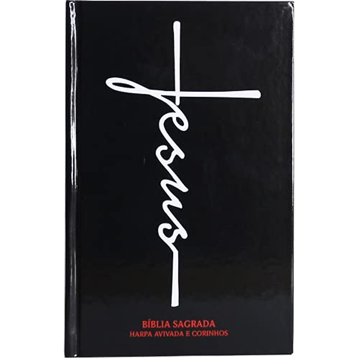 Bíblia Jovem com Harpa e Corinhos - Capa Dura - Jesus Preta