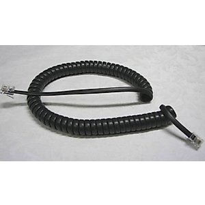 DIY-BizPhones 25-Pack of Charcoal (aka Black) 9' Ft Handset Cords Compatible with Avaya Phone 9400 9500 9600 J100 Series IP Digital 9608G 9610 9610G 9611G 9620 9620L 9630 Receiver Curly Coil Lot