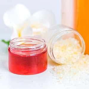 TUZAZO 4 Oz Plastic Container Jars with Lids BPA Free, 24 Pack Empty Round Clear Cosmetic Slime Jars for Lotion, Cream, Ointments, Body Butter, Makeup, Travel Storage