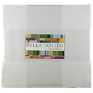Bella Solids Porcelain Jr Layer Cake (9900JLC 182) by Moda House Designer for Moda