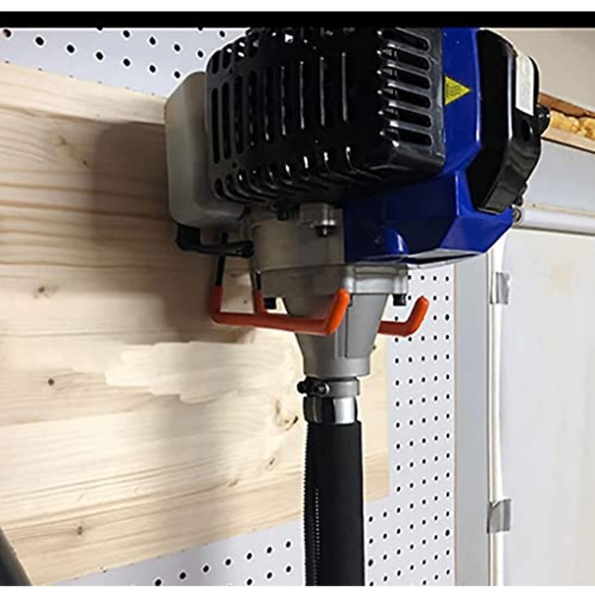 zoele Wall Mount Chainsaw Hanger, Chainsaw Holder Rack, Chainsaw Wall Hook, Garden Power Tool Hanger Garage Tool Storage Organizer Utility Hooks (2 Pcs L)