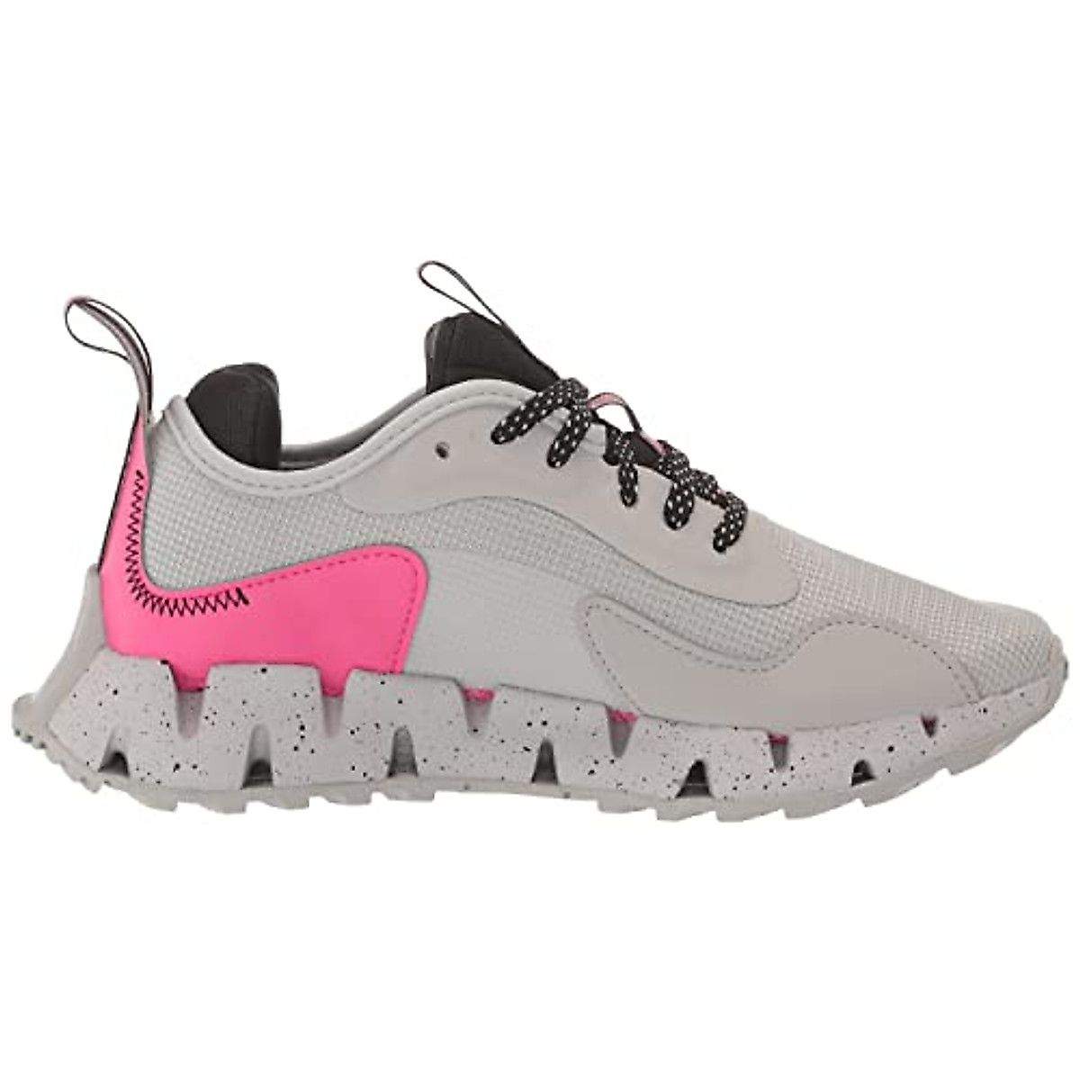Reebok Women's Zig Dynamica Sneaker, Pure Grey/Proud Pink/Black, 11