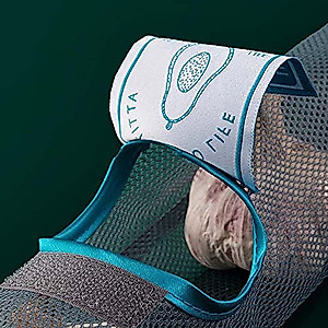 4 Style Kitchen Storage Net Bag, Vegetable Onion Potato Storage Hanging Bags Hollow Breathable Mesh Bag(small)