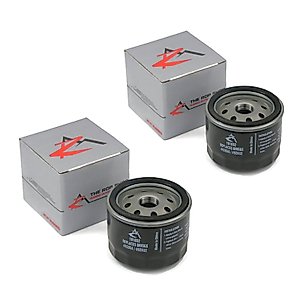 The ROP Shop | Set of 2 Oil Filters for Gravely 21548100, 21550800, 21551600, Hustler 602581
