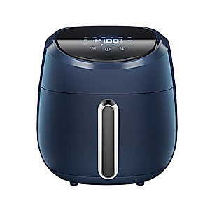 VILIWIN 4.5 QT, Digital Cooker 8 Preset Menus 1400W Hot air fryer 90% Oilless Navy Blue
