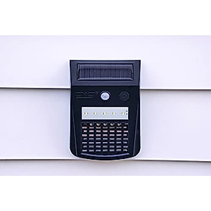 PIC 2-in-1 Solar Bug Zapper and Motion Sensor LED Light, Outdoor Electric Insect Killer, Mosquito Fly Zapper Trap for Outdoor Use