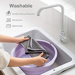 Qozary 24 and 16 Cell Closet Socks Organizer Drawer Divider, Collapsible Closet Cabinet Organizer Underwear Storage Boxes for Storing Socks, Lingerie, Underwear